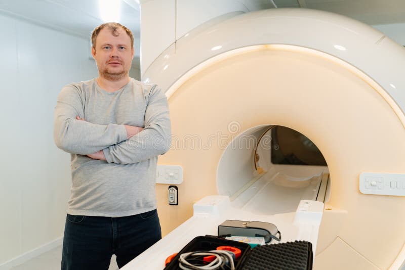 Engineers of the Magnetic Resonance Imaging Apparatus Configure the ...