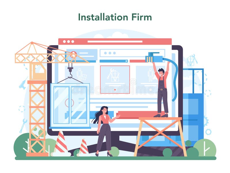 Installer Installation Stock Illustrations – 855 Installer Installation ...