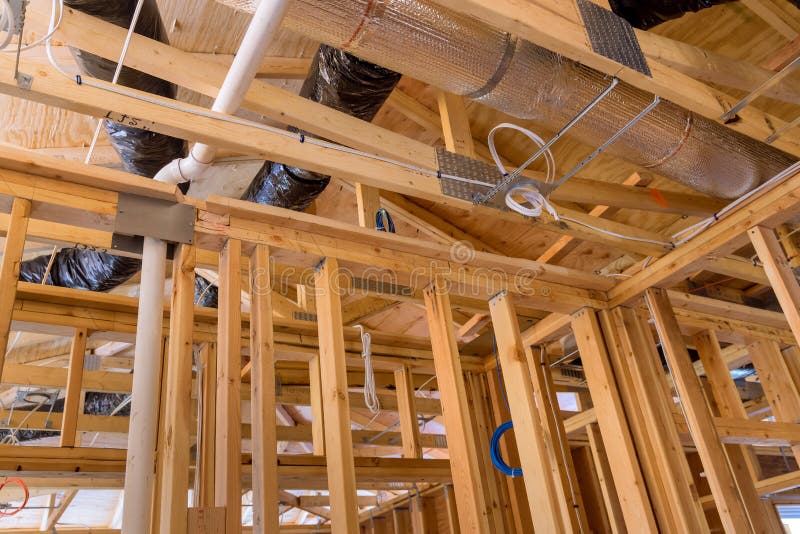 Installing Air Condition System for Ceiling Air Ventilation and ...