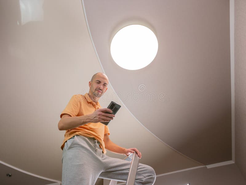 Installing a Ceiling LED Smart Lamp and Connecting it To a Smart Home ...