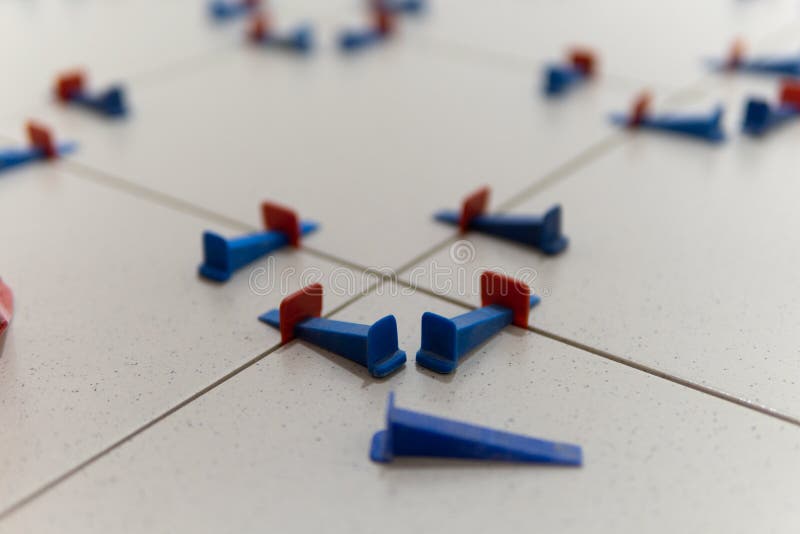 Installing Ceramic Floor Tile in New Construction Work by Tile Glue for ...