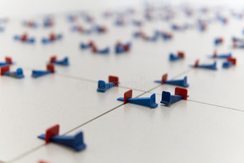 Installing Ceramic Floor Tile in New Construction Work by Tile Glue for ...