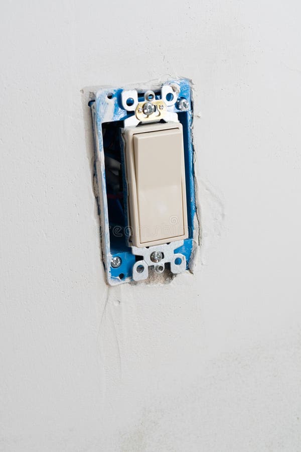 Installing Electric Switch on the Wall in New Home New Home ...