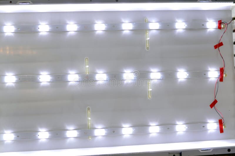 Installing Led Light Strips As a Backlight for a TV Television Device ...