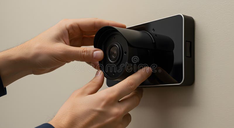 Modern Black Security Camera System Stock Illustrations – 3,628 Modern ...