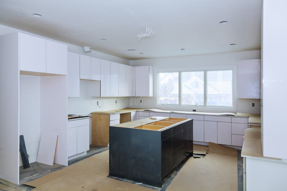 Installing New Induction Kitchen Kitchen Installation of Kitchen ...