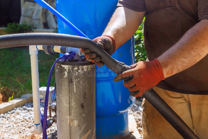 Before Installing Pipe, Plumber Applied Thermal Insulation Isolation To ...