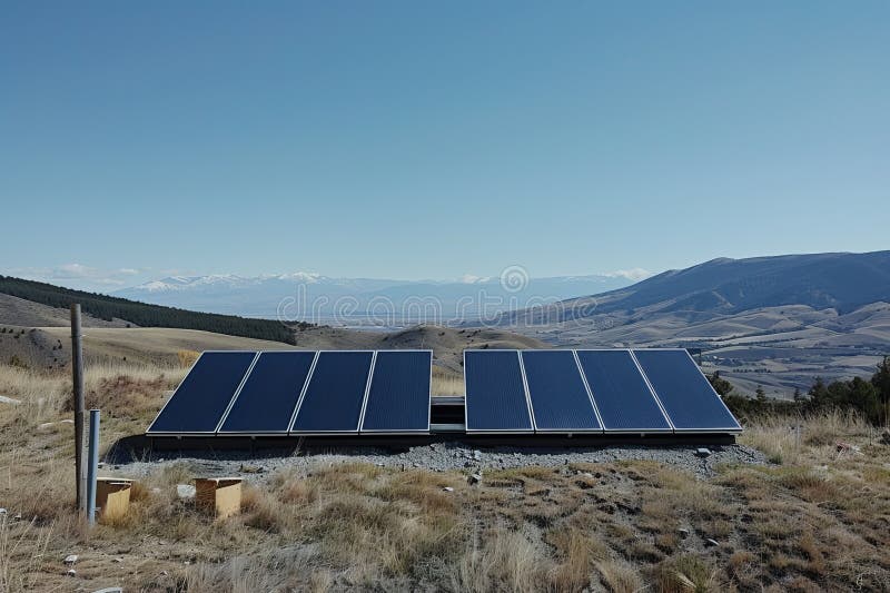 Installing a solar panel stock image. Image of ecology - 311450103
