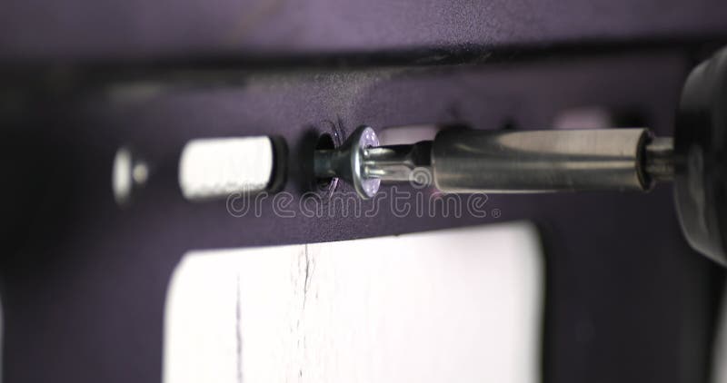 Installing a Wall-mounted Device Securely Using Screws and Anchors in a ...