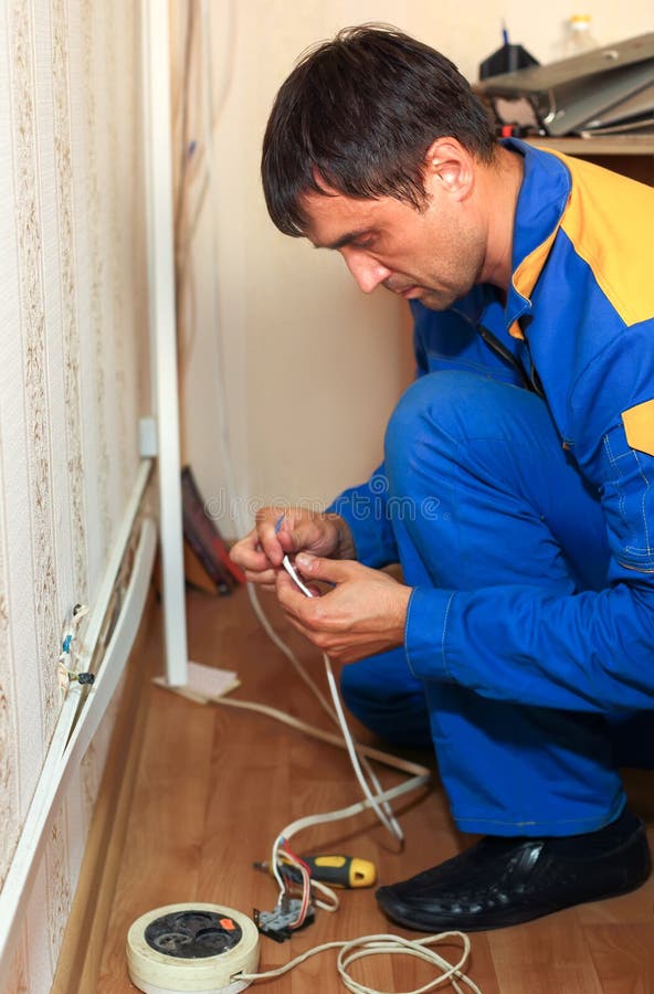 Installs Electrical Network Stock Image - Image of service, fuse: 32419783