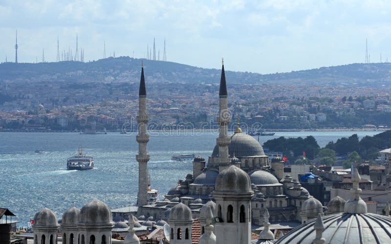 Instanbul City View, Turkey Stock Image - Image of famous, ottoman ...