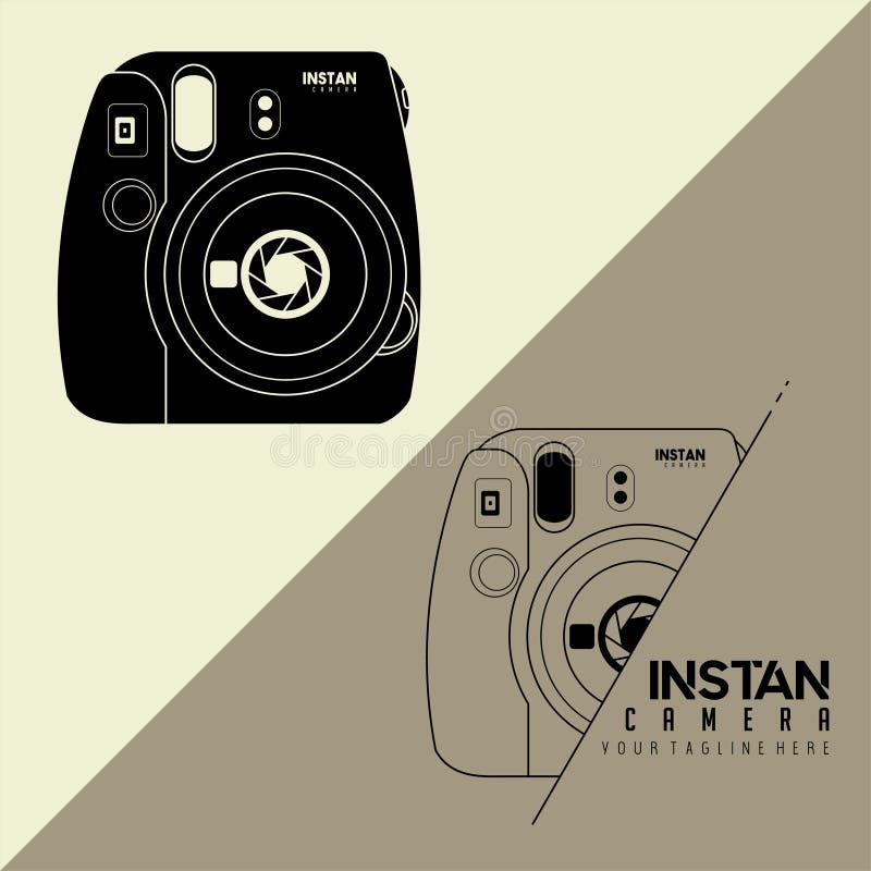 Instant Camera Cartoon Design Set Stock Vector - Illustration of ...