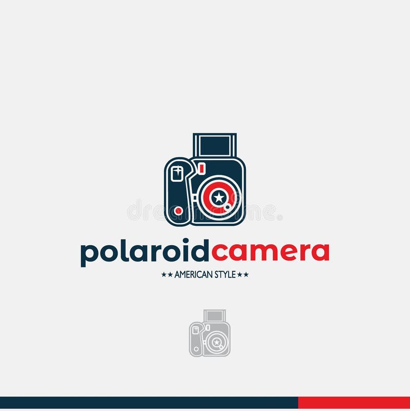 Instant Camera Flat American Style Logo Vector Stock Vector ...