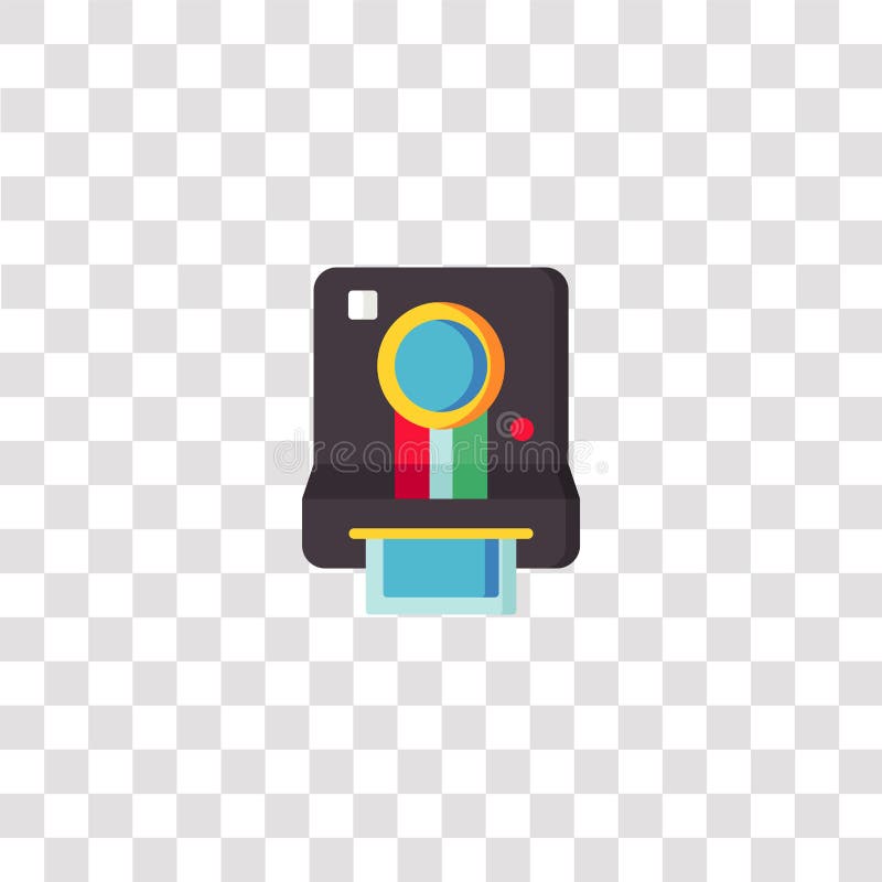 Instant Camera Icon Sign and Symbol. Instant Camera Color Icon for ...