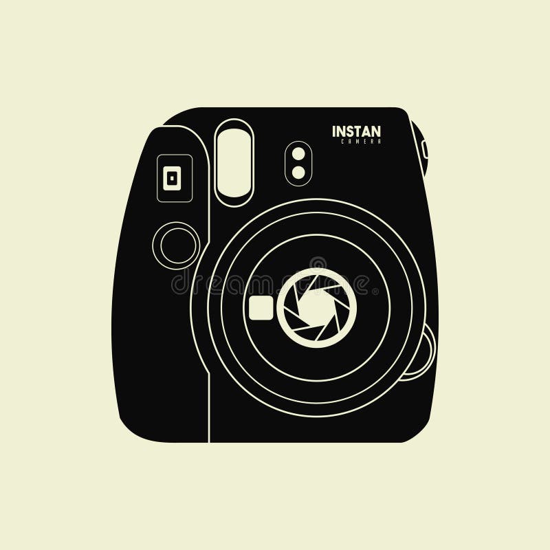 Instant Camera Template Vector Stock Vector - Illustration of ...