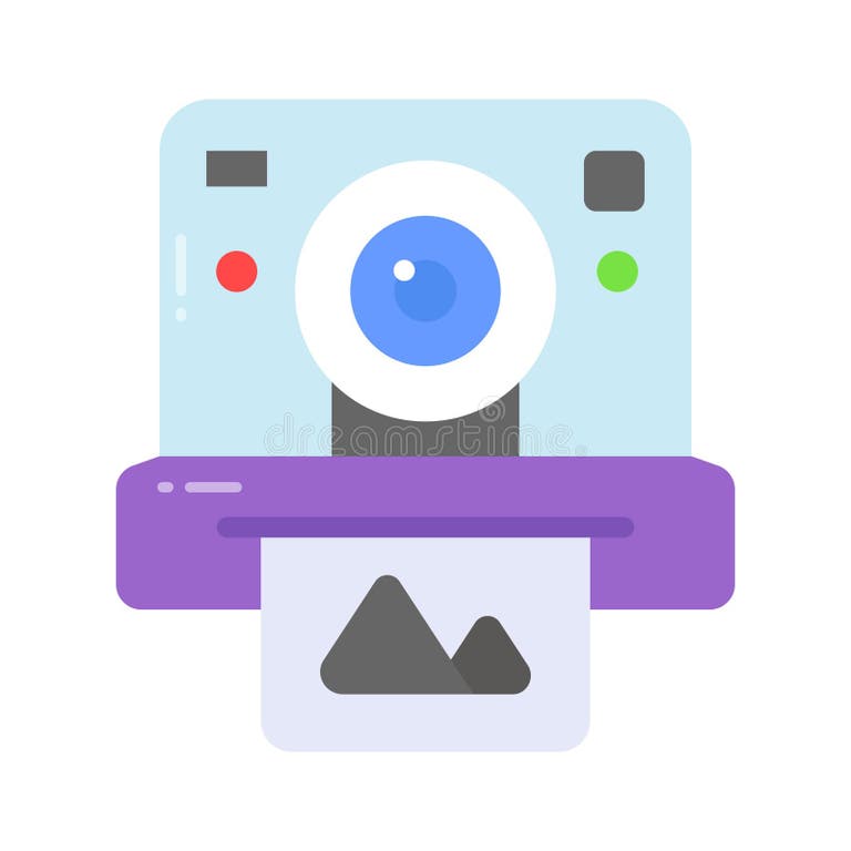 Instant Camera Vector Design in Modern Style, Premium Icon Stock Vector ...
