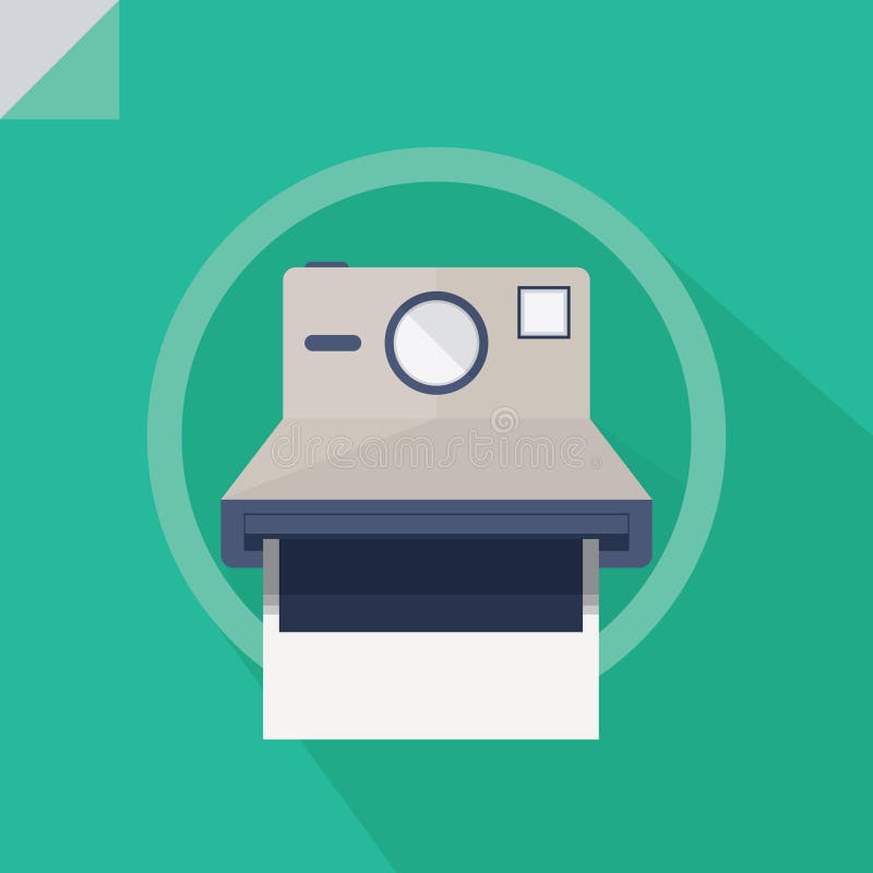 Instant Camera. Vector Illustration Decorative Design Stock Vector ...