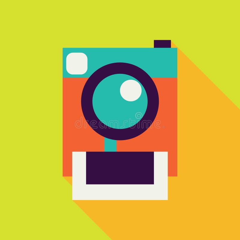 Instant Camera. Vector Illustration Decorative Design Stock Vector ...