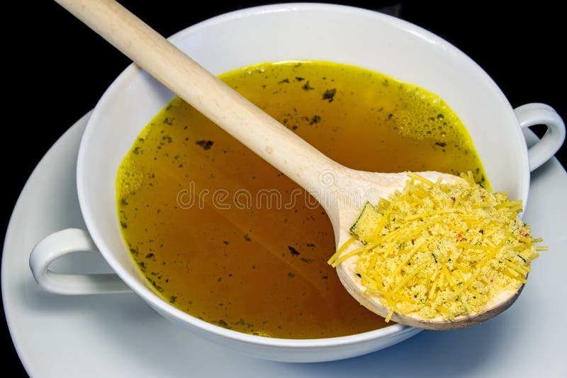 Instant Chicken Noodle Soup Stock Image - Image of industrial, eating ...