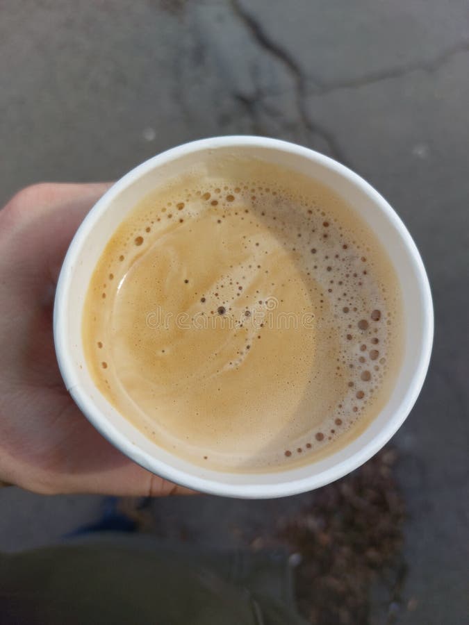 Instant Coffee in a Plastic Cup Stock Photo - Image of poltava, drink ...