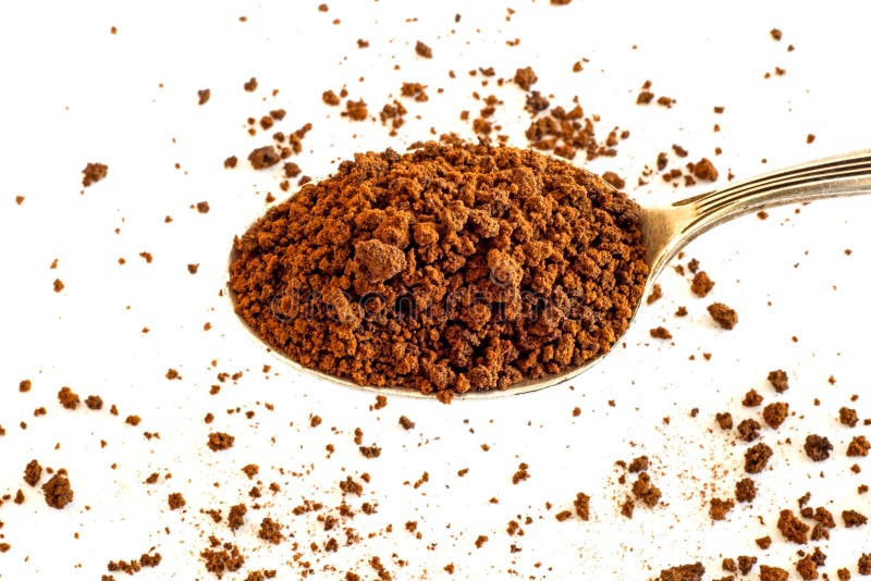 Instant coffee powder stock image. Image of cafe, powder - 32460049
