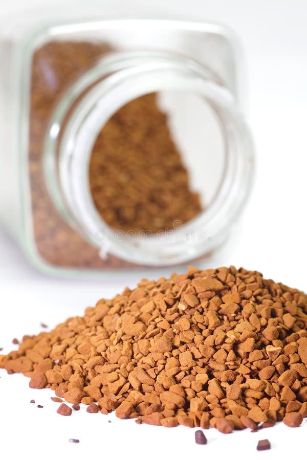 Instant coffee stock photo. Image of cafe, powder, grain - 41648146