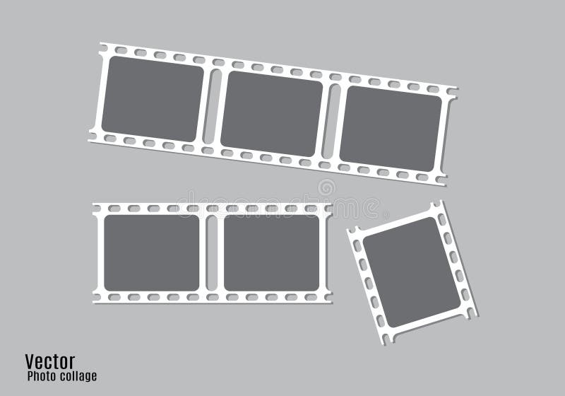 Instant Collage Photo Frame Collection Stock Vector - Illustration of ...