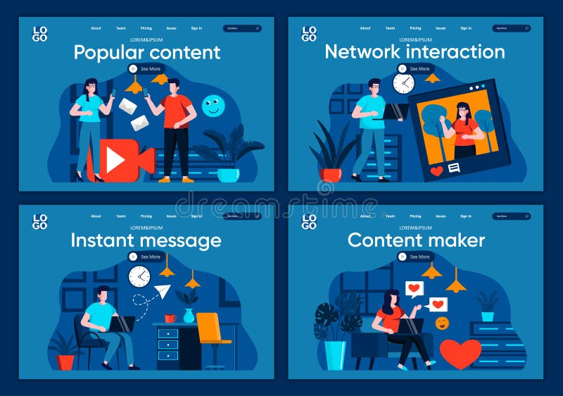 Instant Messaging Stock Illustrations – 2,337 Instant Messaging Stock ...