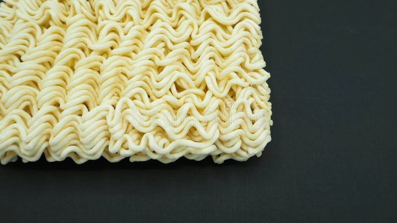 Instant Noodle on Black Back Ground Stock Image - Image of noodles ...
