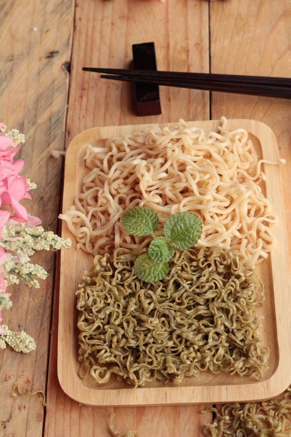 Instant Noodle and Dry Instant Vegetable Noodle. Stock Image - Image of ...
