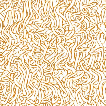 Instant Noodle Texture Pattern, Sketch Vector. Stock Vector ...