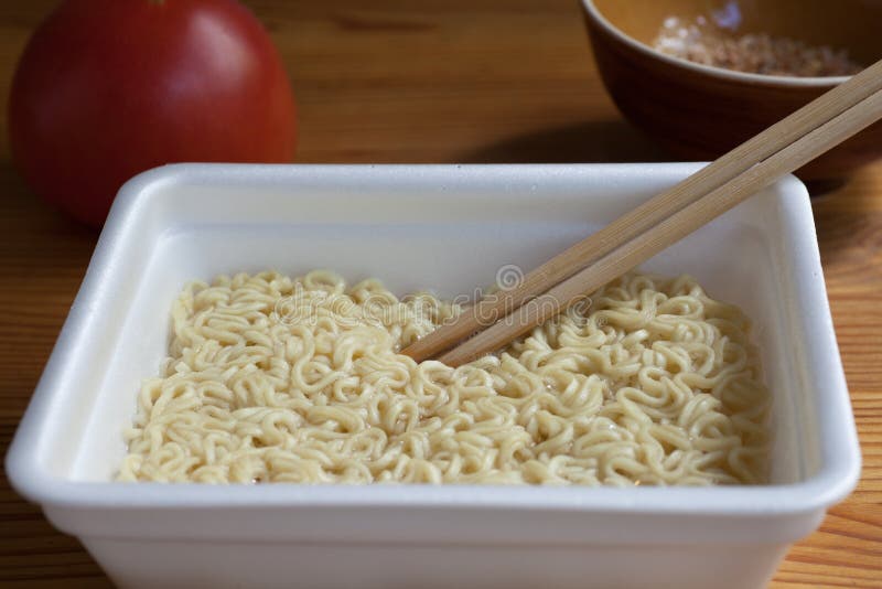 Instant noodles stock photo. Image of oriental, quick - 85558010