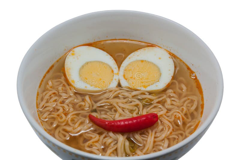 Instant Noodles and Smiley Face. Stock Photo - Image of instant, fresh ...