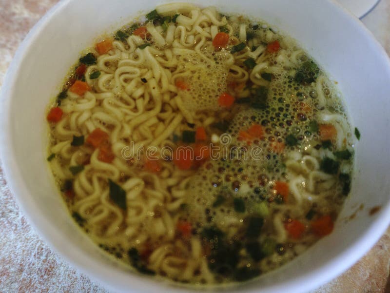 Instant Noodles with Spices Chain Stock Photo - Image of asian, healthy ...