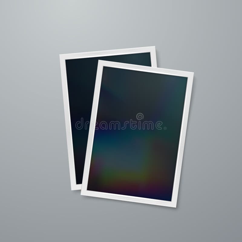 Instant photo frames. stock vector. Illustration of frame - 80130085
