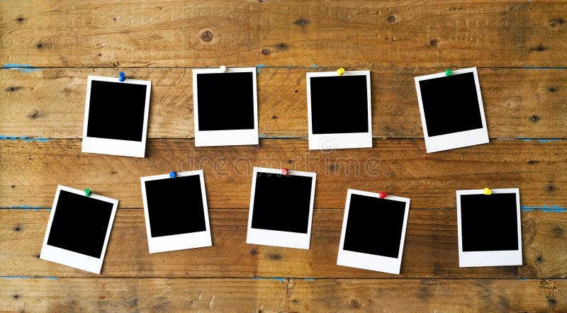 Instant photo frames, stock photo. Image of frames, design - 52827680