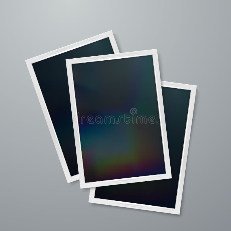 Instant photo frames. stock vector. Illustration of design - 80130861