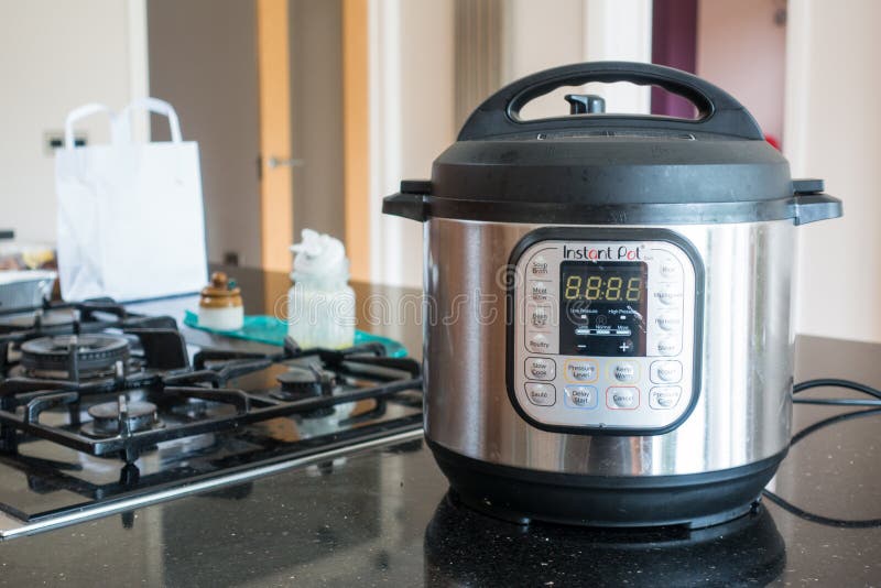 Instant Pot Cooker in Kitchen Set-up Editorial Image - Image of healthy ...