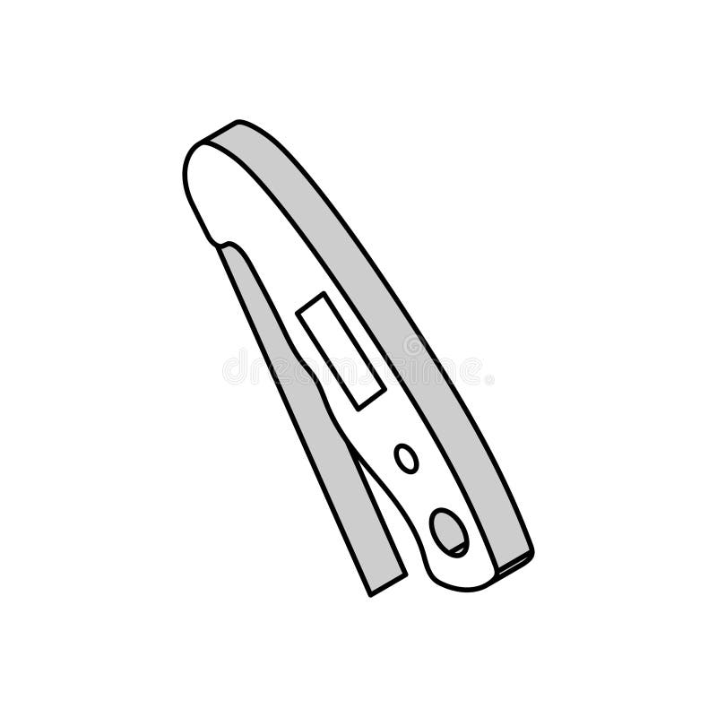 Instant Read Thermometer Kitchen Cookware Isometric Icon Vector ...