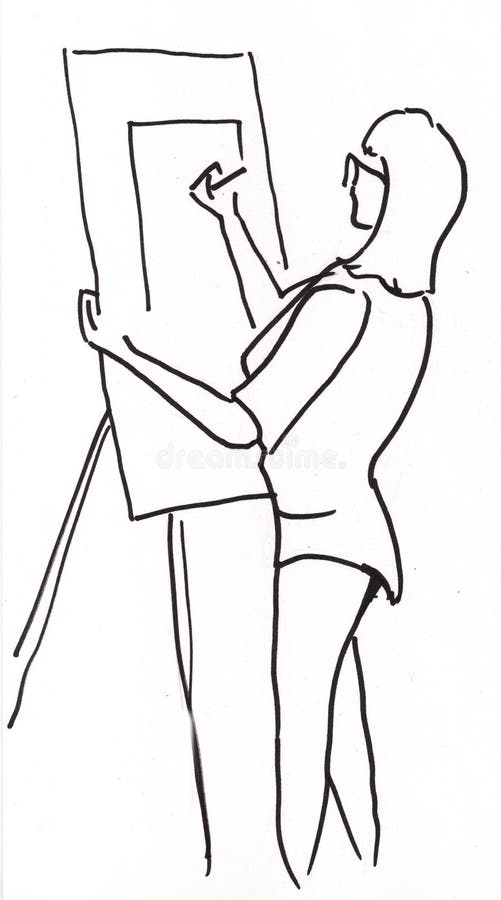 Instant sketch stock illustration. Illustration of painting - 50739891