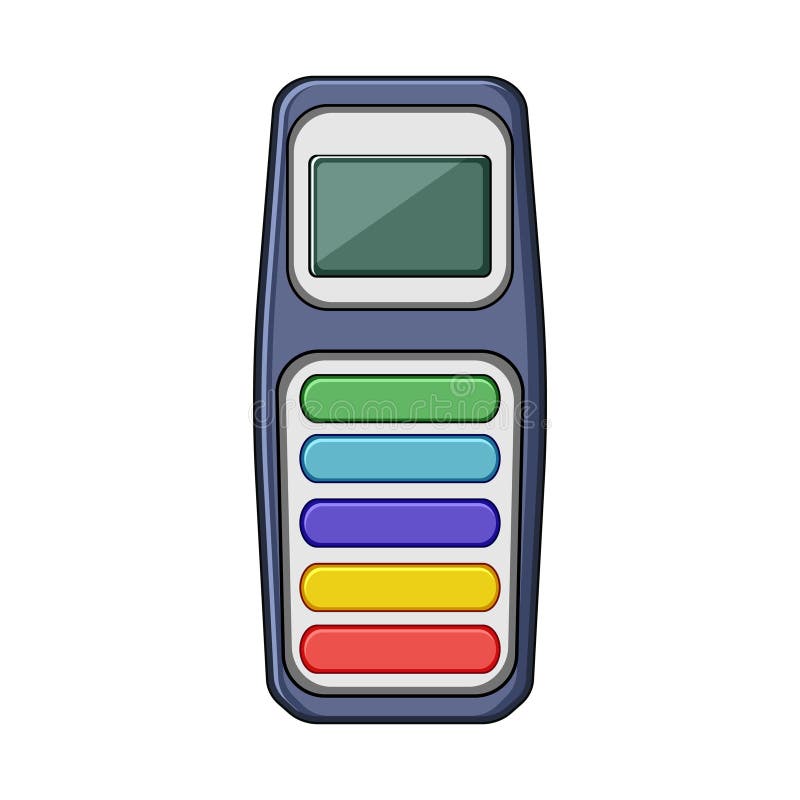 Instant Voting Clicker Cartoon Vector Illustration Stock Illustration ...