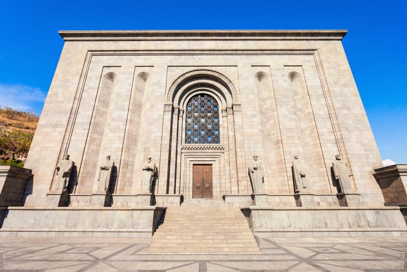 Statue Von Mesrop Mashtots Museum Von Khachatur Kesaratsi Erfinder Des ...