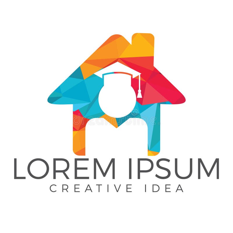 Student Logo Design. Education Logo. Stock Vector - Illustration of ...