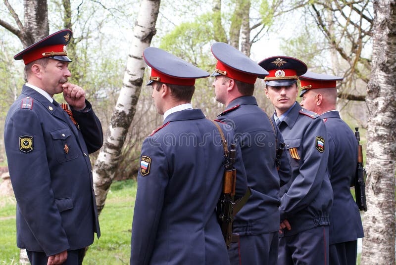 Instructing of Militian Patrol Editorial Stock Photo - Image of ...