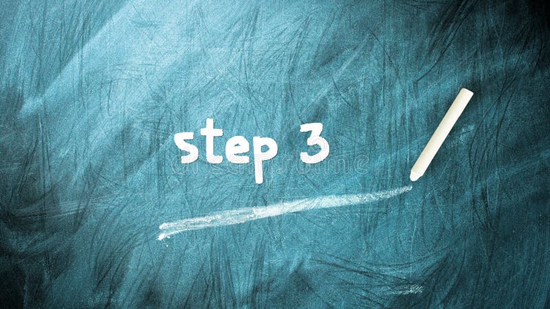 Instruction Beginning with Text and Chalk Stock Video - Video of empty ...