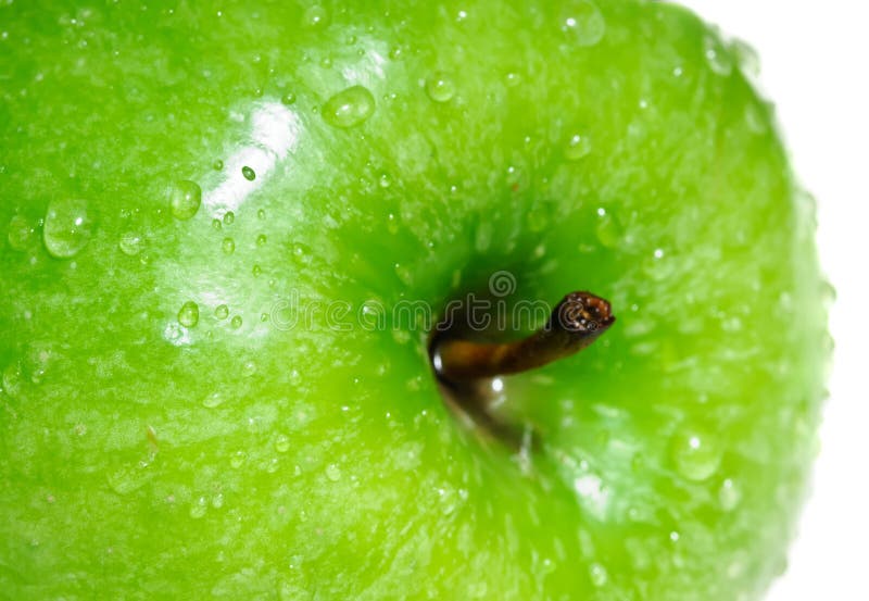Macro texture vert pomme image stock. Image du peau, texture - 7440831