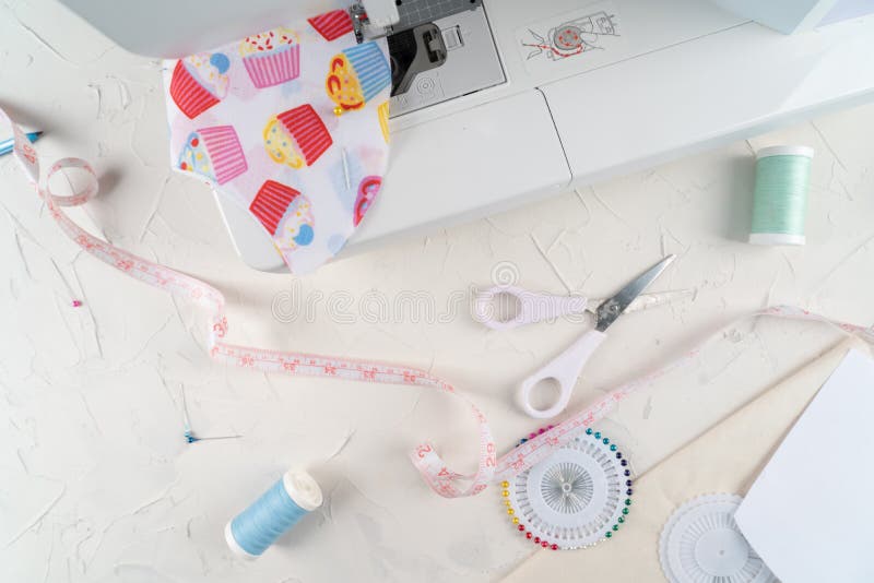 Instruction Making Protective Face Mask. Create Sewing Mask, Step-by ...