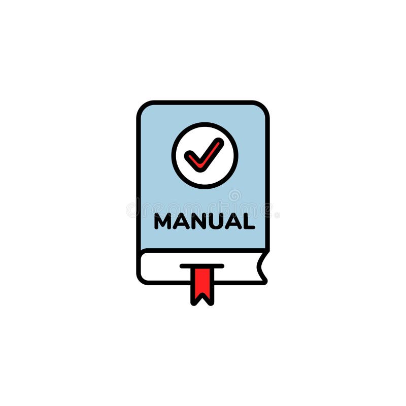 Instruction Manual with Checkmark Icon Represents Successful Completion ...