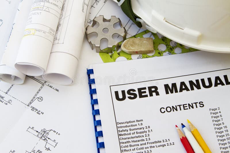 User manual stock photo. Image of machine, engineering - 25352246