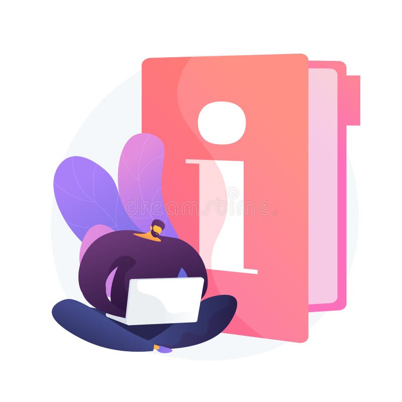 Instruction Manual Vector Concept Metaphor Stock Vector - Illustration ...